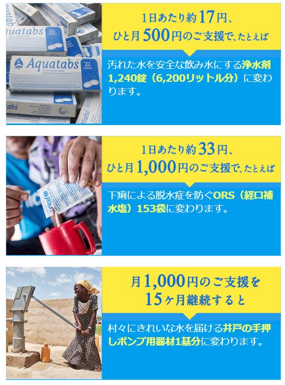 どんなに汚くても、この水を飲むしかない・・・
